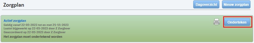 Opstellen Zorgplan - Samenwerkende Zorgboeren Zuid