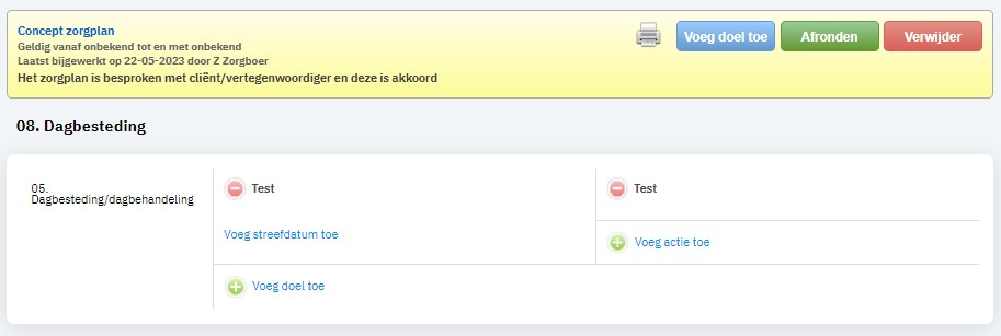 Opstellen Zorgplan - Samenwerkende Zorgboeren Zuid